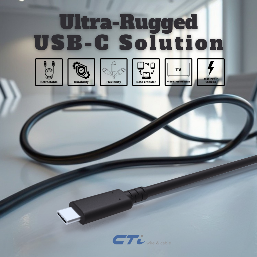 Flexible, Durable and Reliable - Ultra-Rugged USB-C Solution | CTi wire & cable